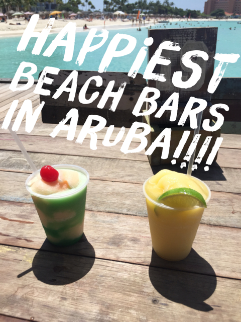 HAPPIEST BEACH BARS IN ARUBA